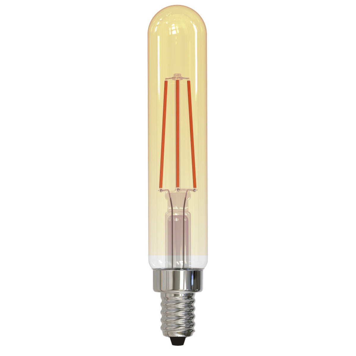Bulbrite LED Filament 5 Watt Dimmable T8 Light Bulb with Antique Glass ...