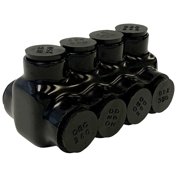 Morris Products 97674 Black Insulated Multi-Cable Connector - Dual Ent ...