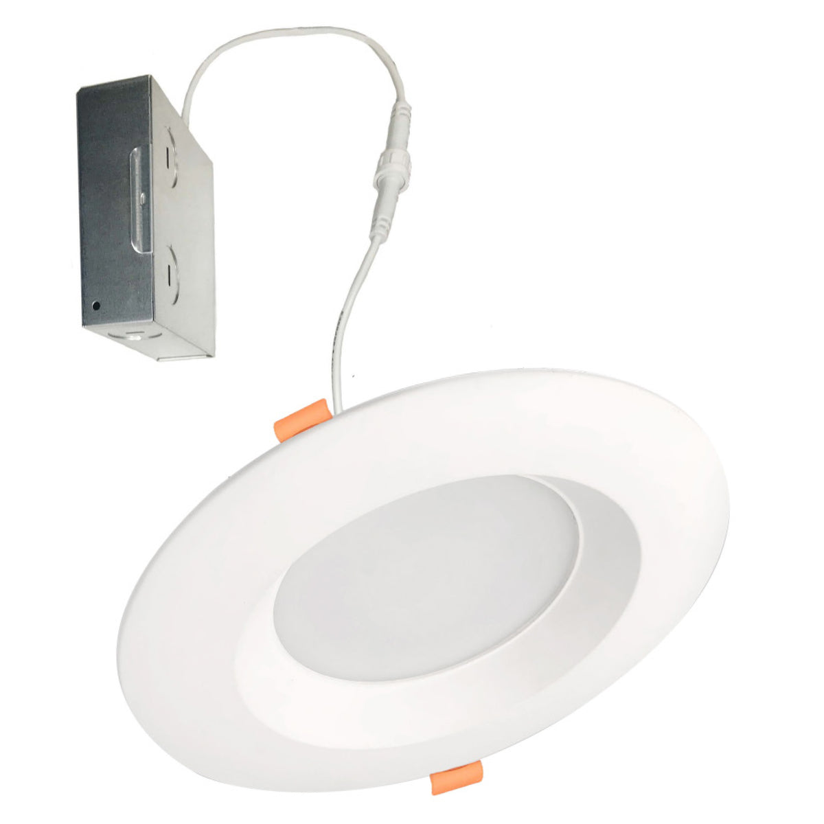 Bulbrite 12 Watt LED 4" Round Recessed Downlight Fixture with Metal J ...