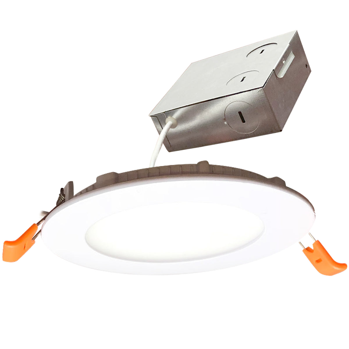 Bulbrite 12 Watt LED 4" Round Recessed Downlight Fixture with Metal J ...